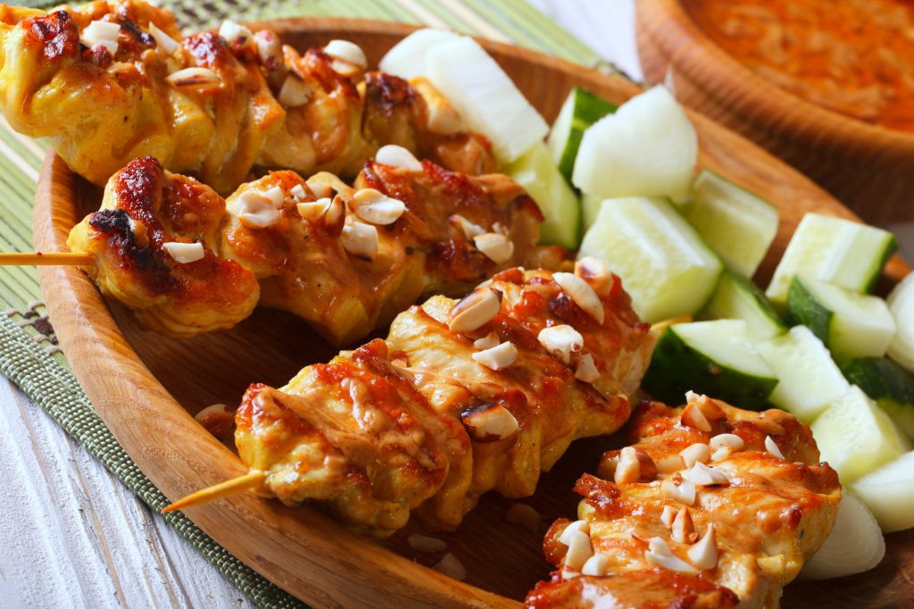Satay de pui - Retete culinare - Romanesti si din Bucataria internationala