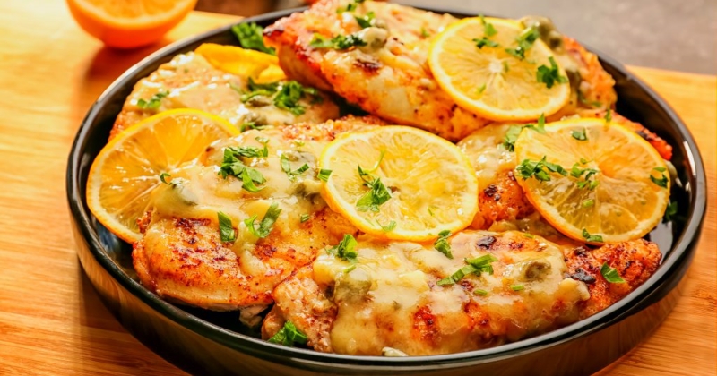 Pui Piccata - Retete culinare - Romanesti si din Bucataria internationala